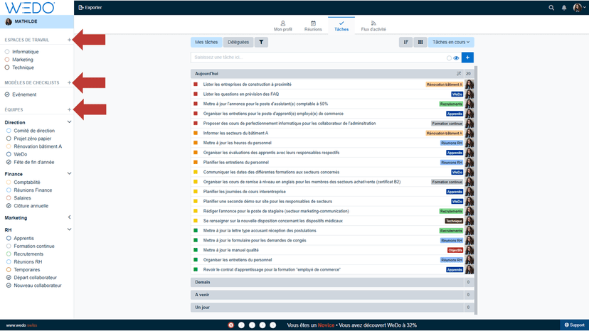 WEDO | Structure your network according to teams
