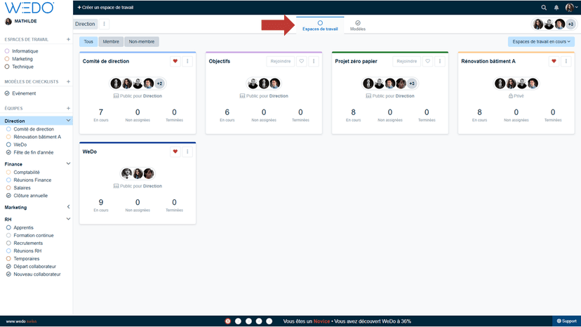 WEDO | Structure your network according to teams