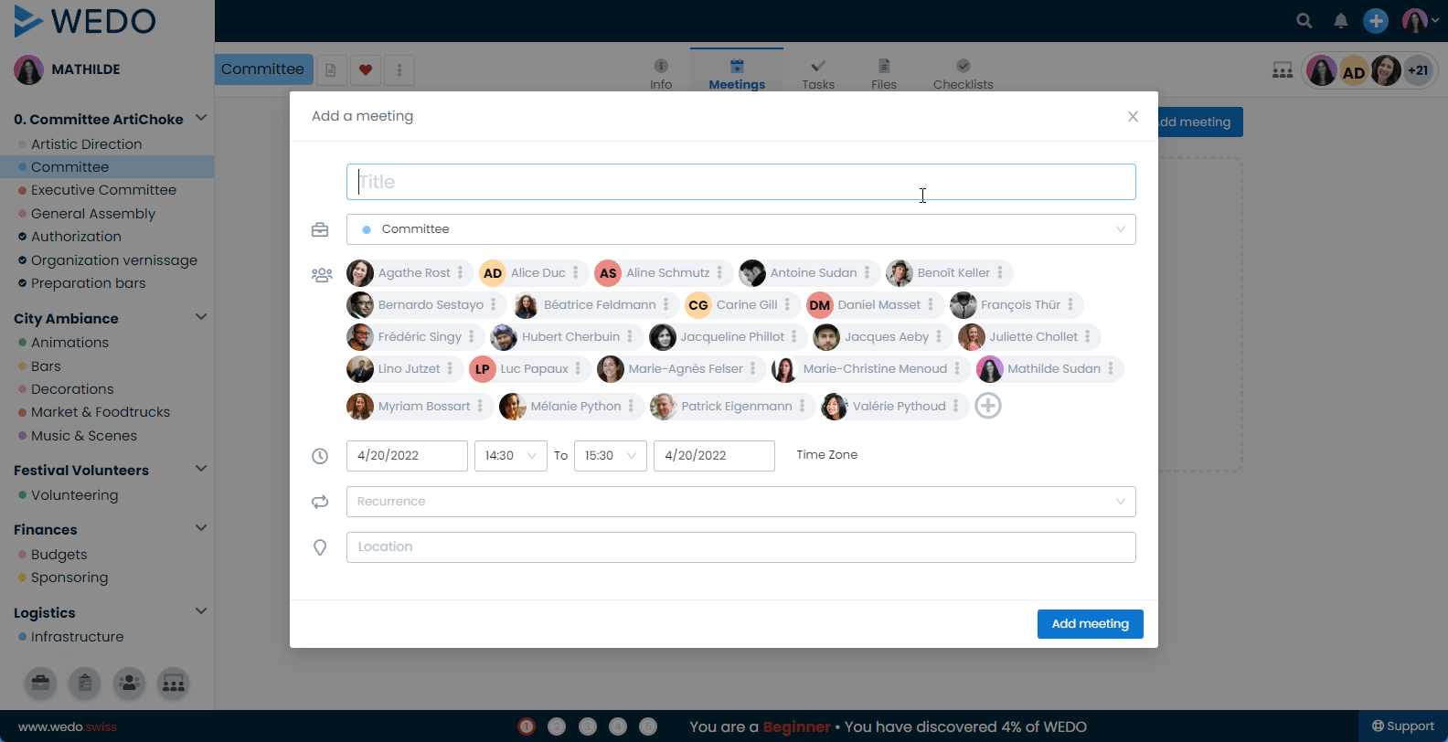 WEDO | Manage your association and organization committees with WEDO